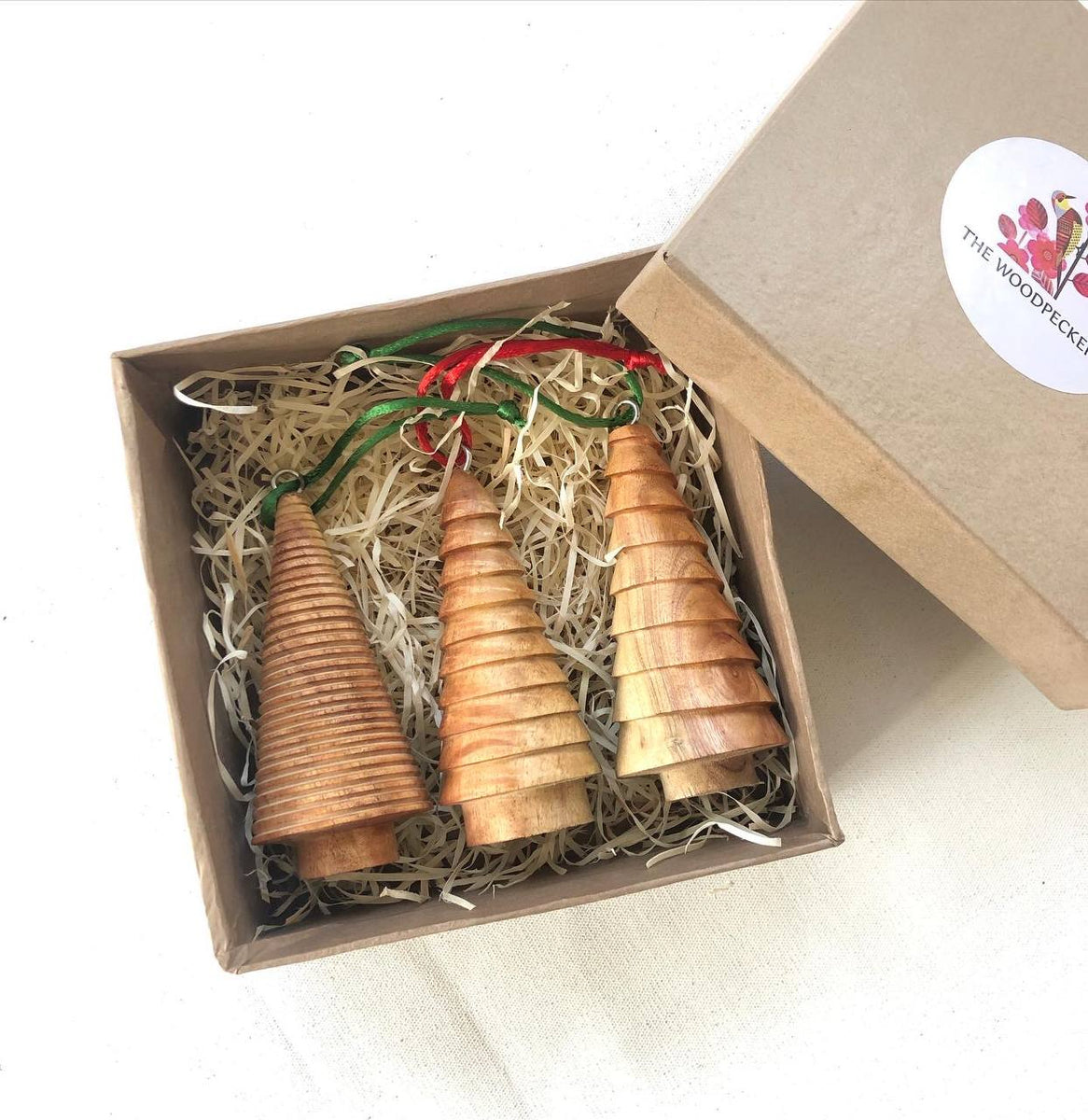 Hand Turned trees set – thewoodpeckerstore.in